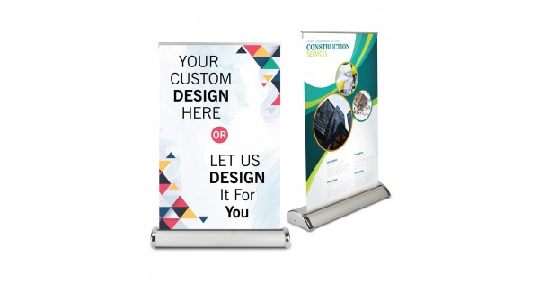 Tabletop Breeze Banner Stand and Print | Roll Up Banner Stand